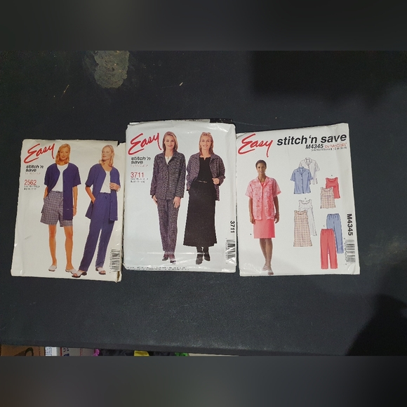 Other | Vintage Early 200s Y2k Sewing Patterns Bundle | Poshmark